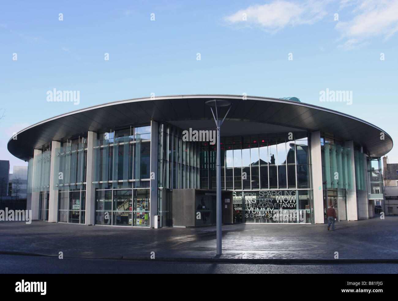 exterior of Perth Concert hall Scotland February 2009 Stock Photo - Alamy