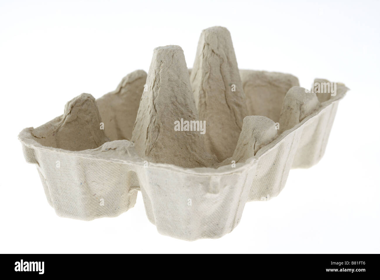 empty small egg carton box made from recycled cardboard Stock Photo - Alamy