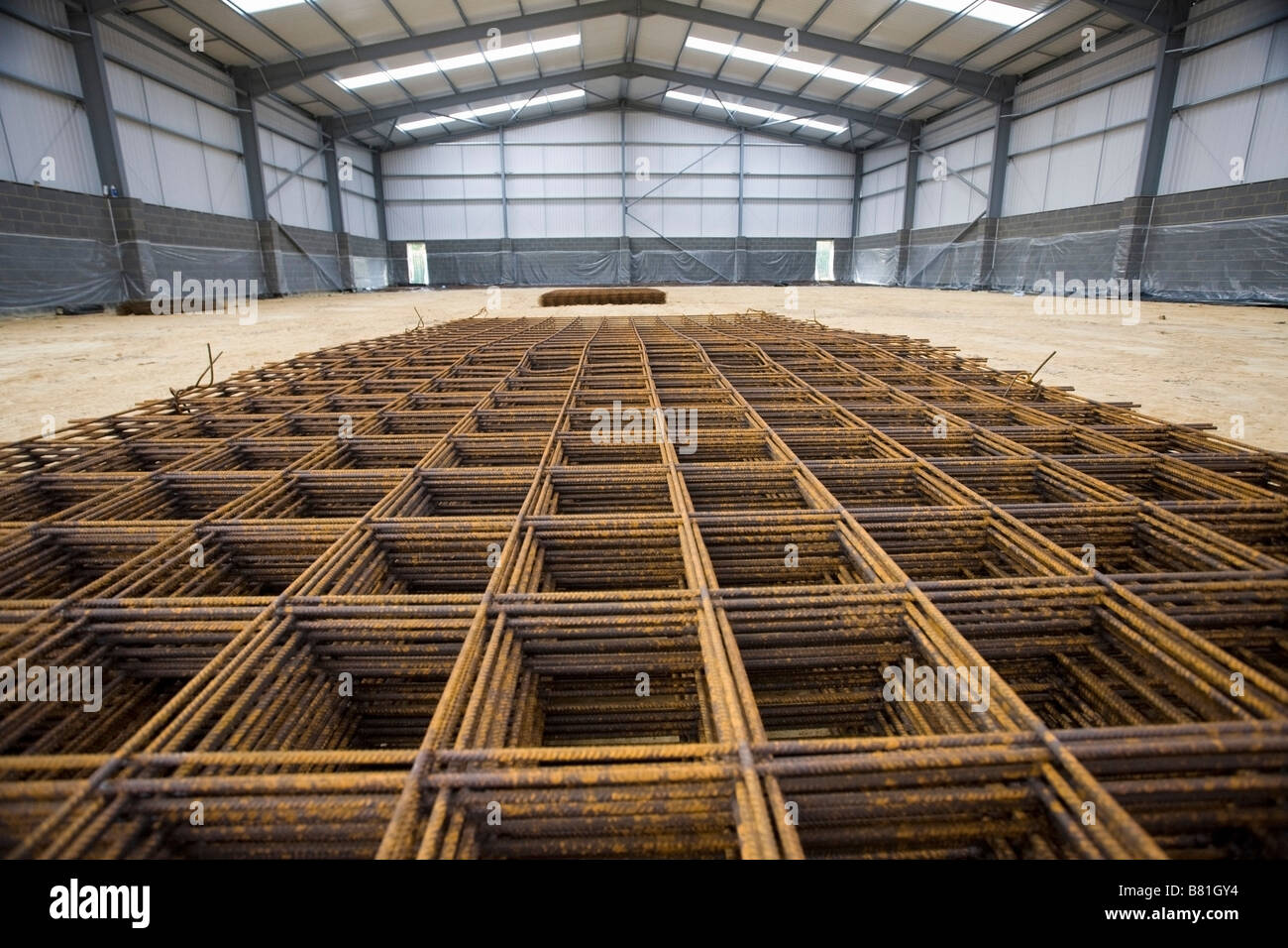 Rebar in storage Stock Photo - Alamy