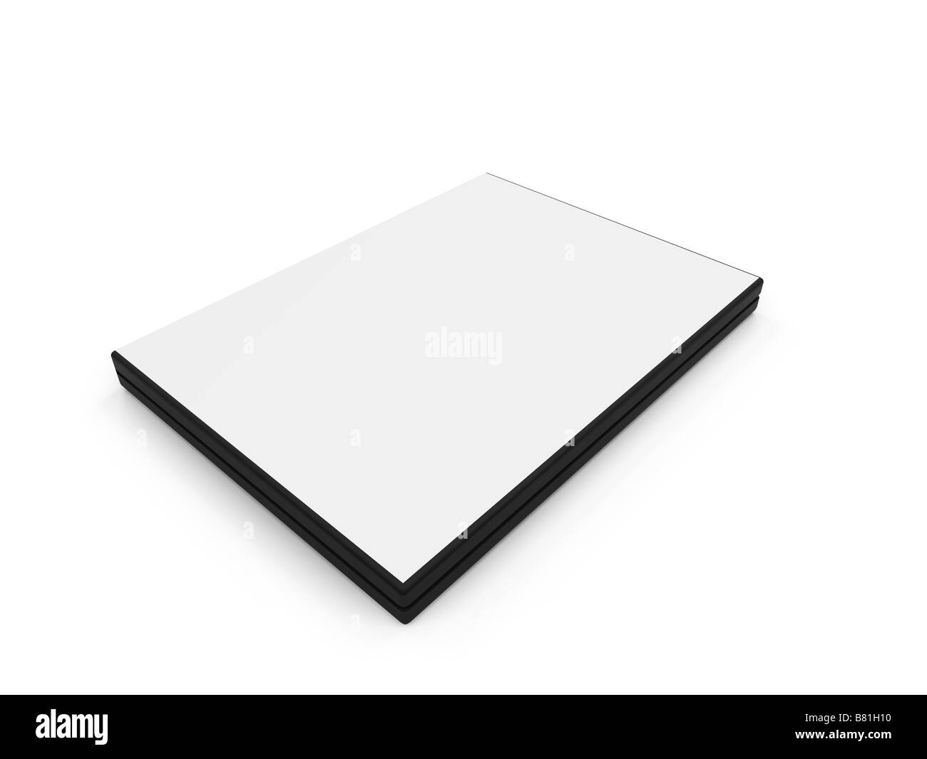 isolated Dvd blank box over white Stock Photo - Alamy