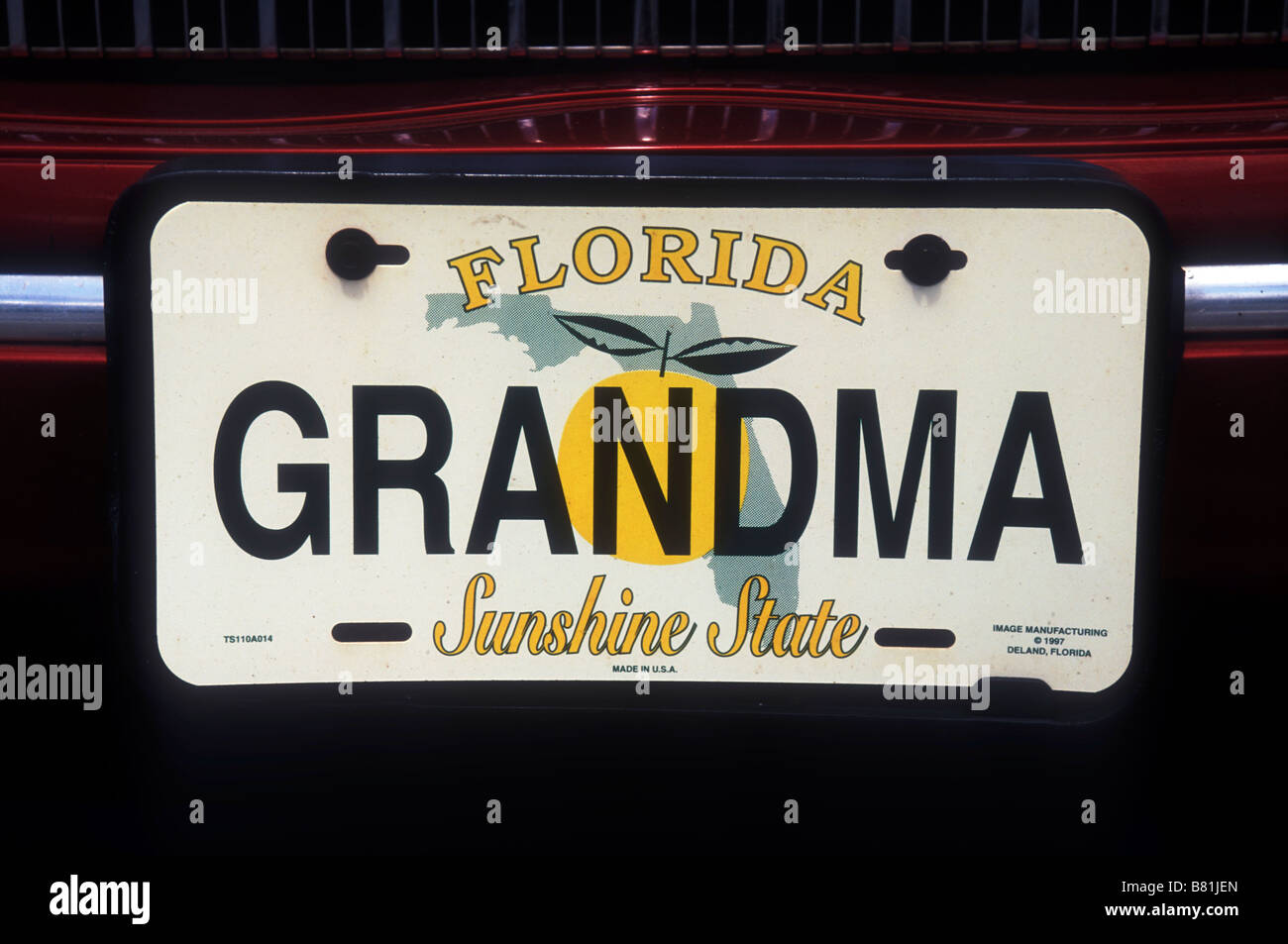 Florida Sunshine State Number Plate High Resolution Stock Photography ...