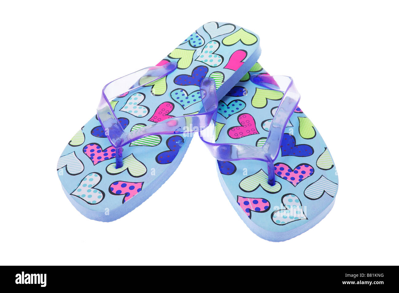 Pair of Slippers Stock Photo - Alamy