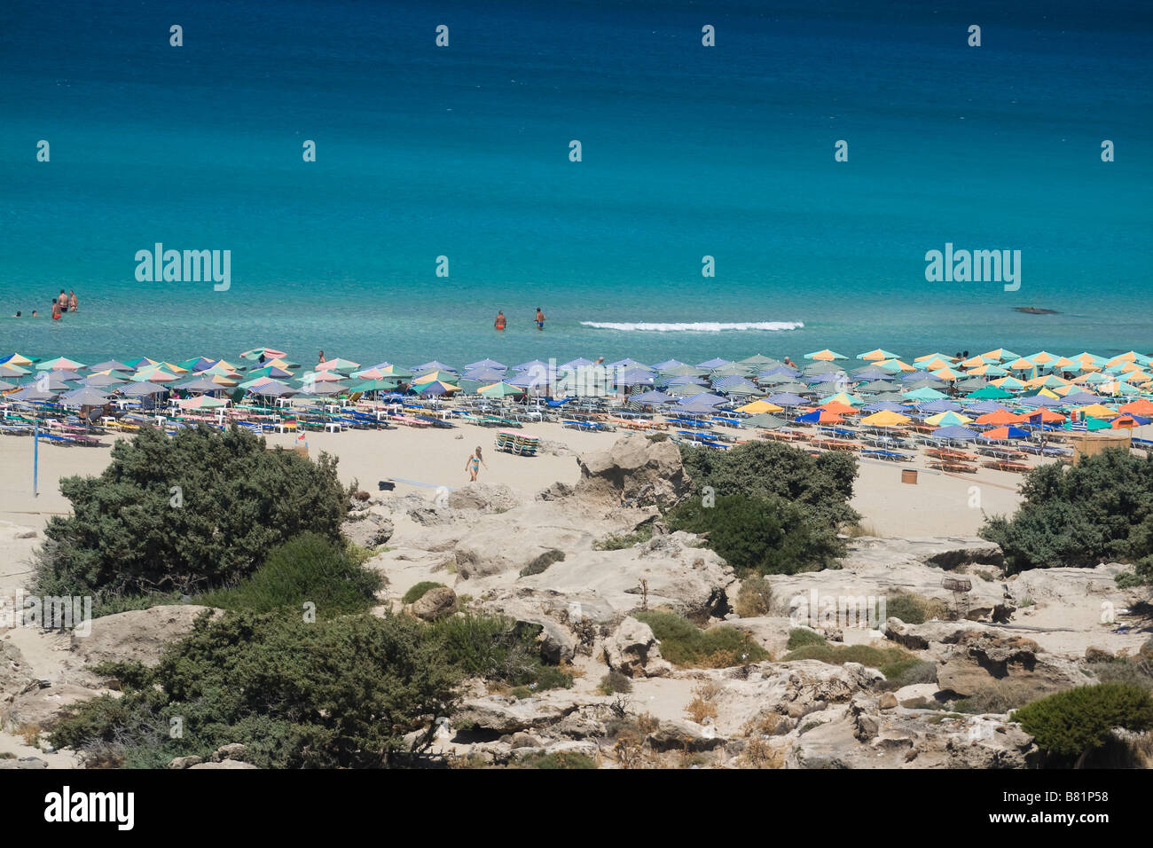 falassarna beach island crete greece kasteli kissamos hania europe ...