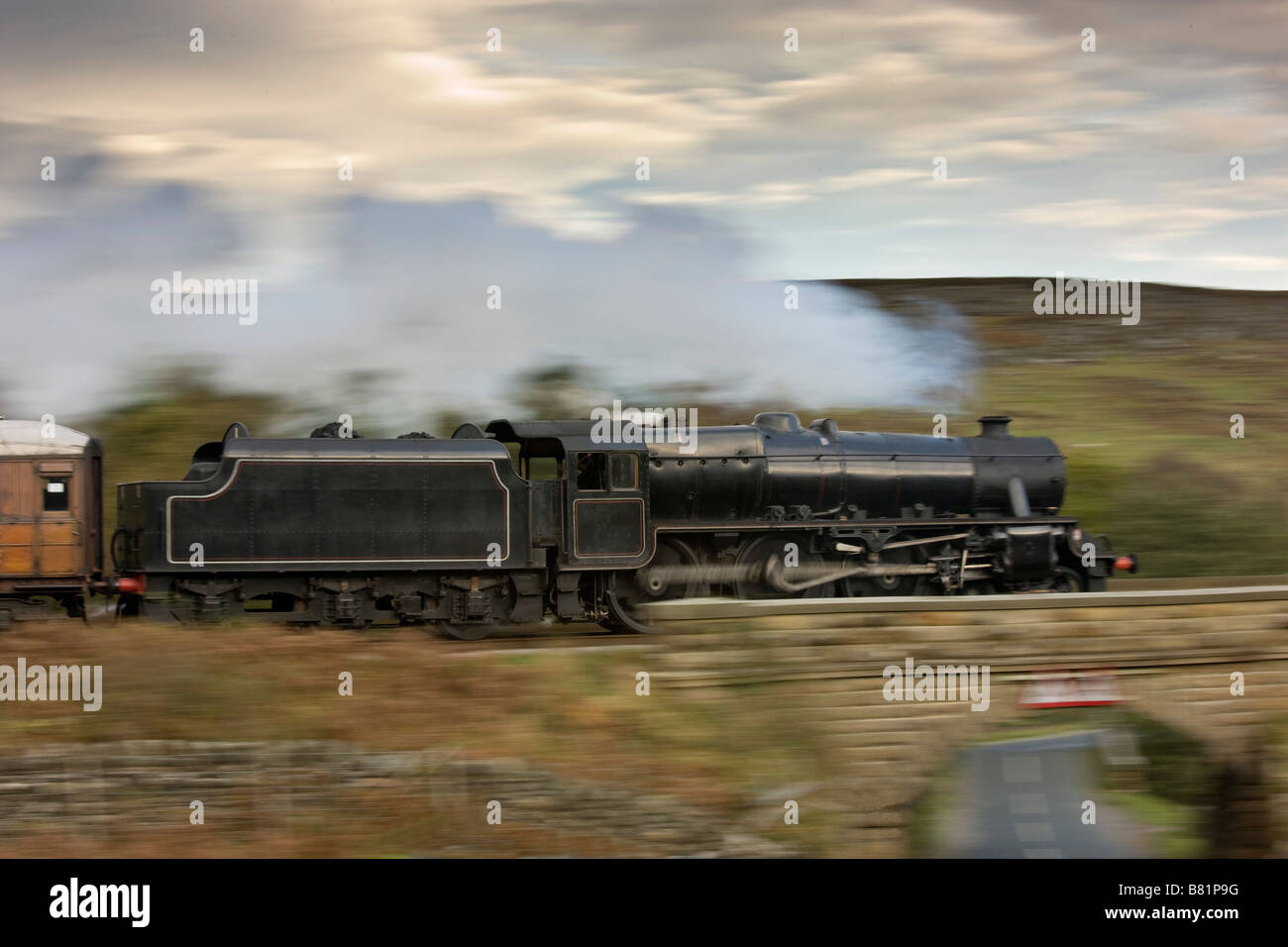 Fast steam train hi-res stock photography and images - Alamy