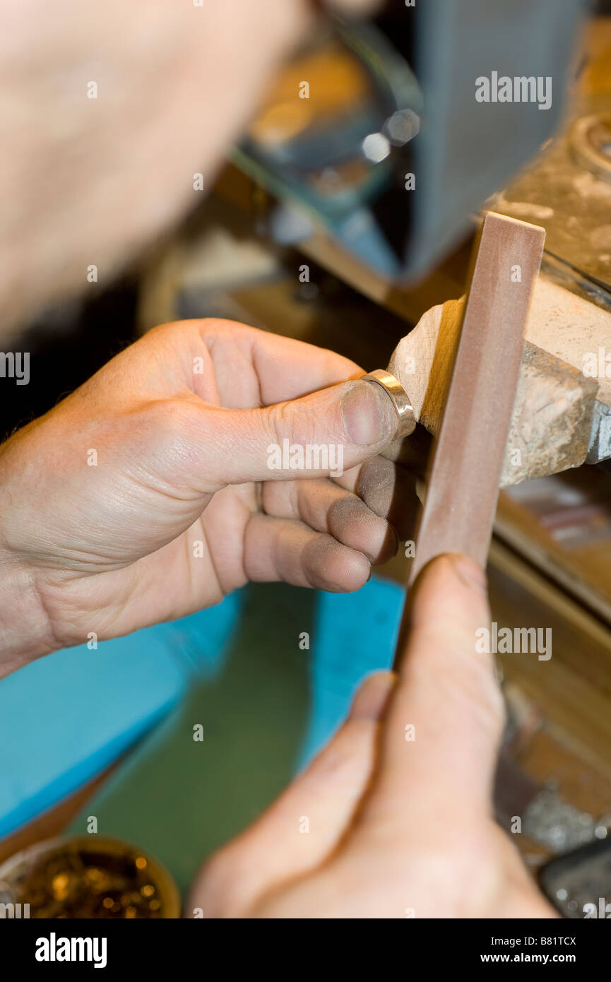 goldsmith at work, Norway Stock Photo - Alamy