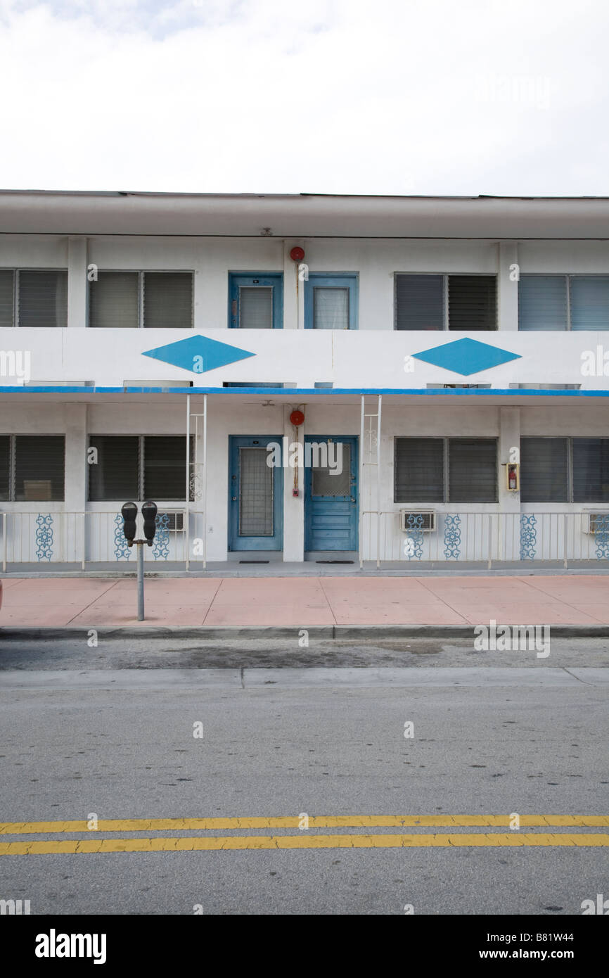 Old Motel in Miami, Florida Stock Photo - Alamy
