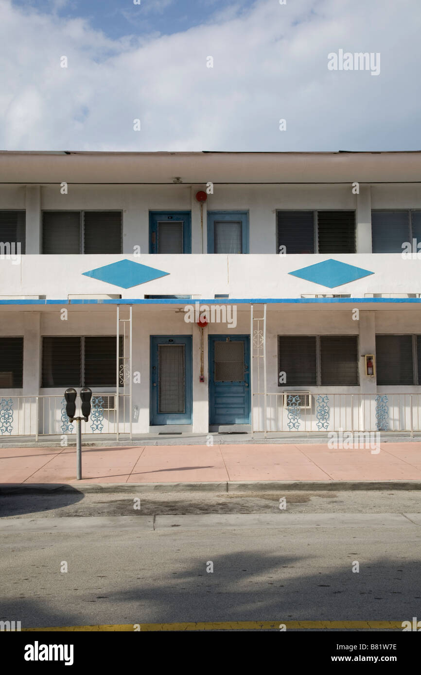 Old Motel in Miami, Florida Stock Photo - Alamy