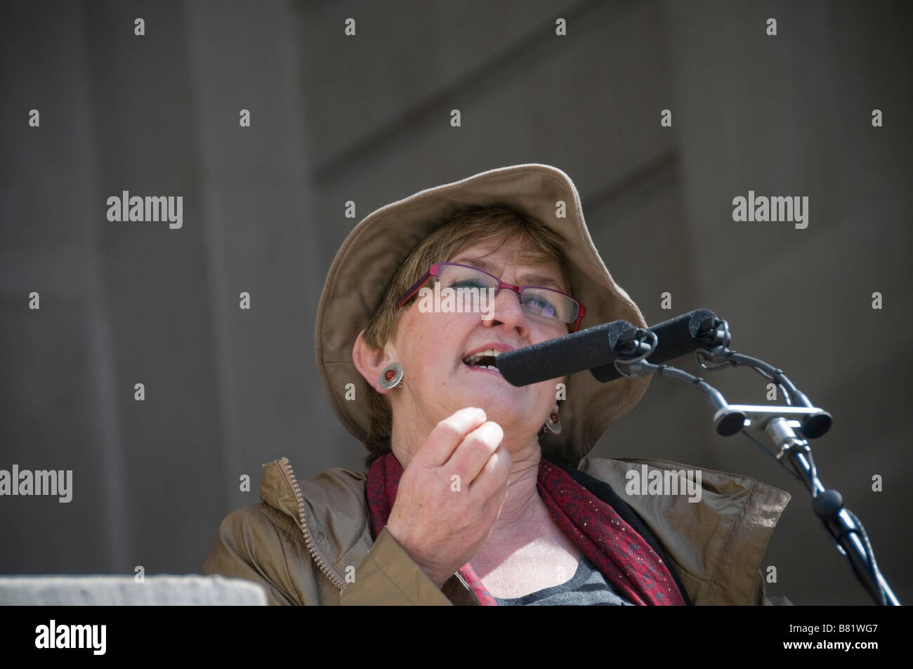 Ann Pettifor of Advocacy International and Operation Noah speaks at ...