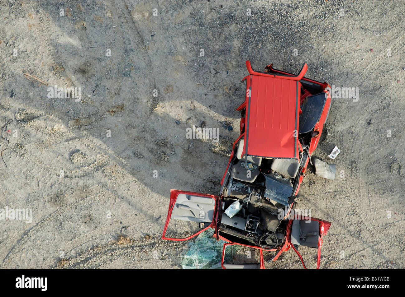 car wrack, Sweden Stock Photo - Alamy