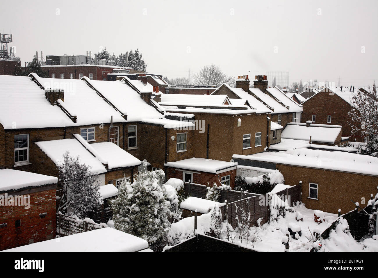 London snow weather hi-res stock photography and images - Alamy