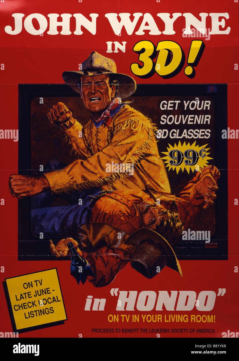 Cartaz De John Wayne Hondo