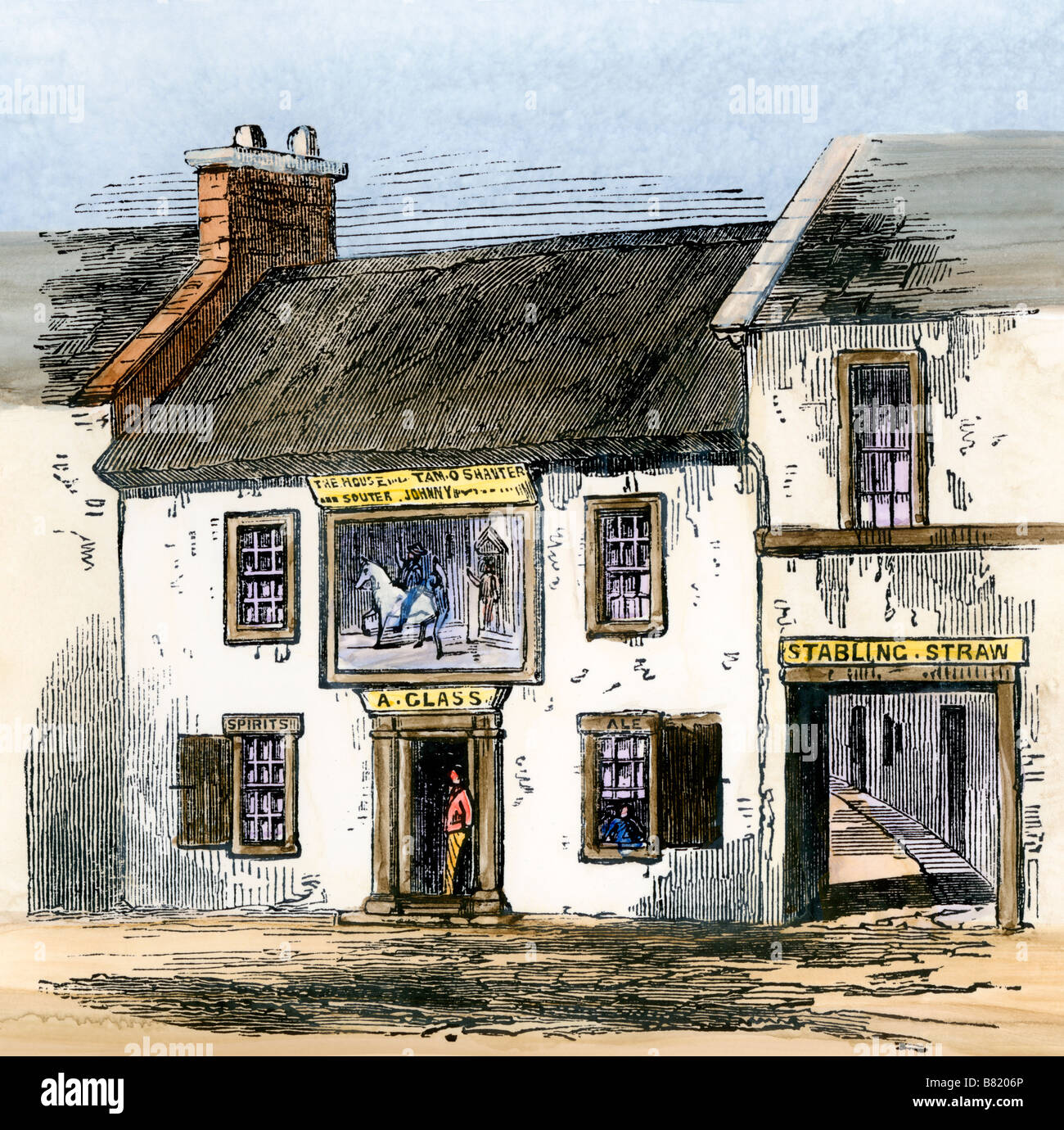 Tavern 1700s hi-res stock photography and images - Alamy