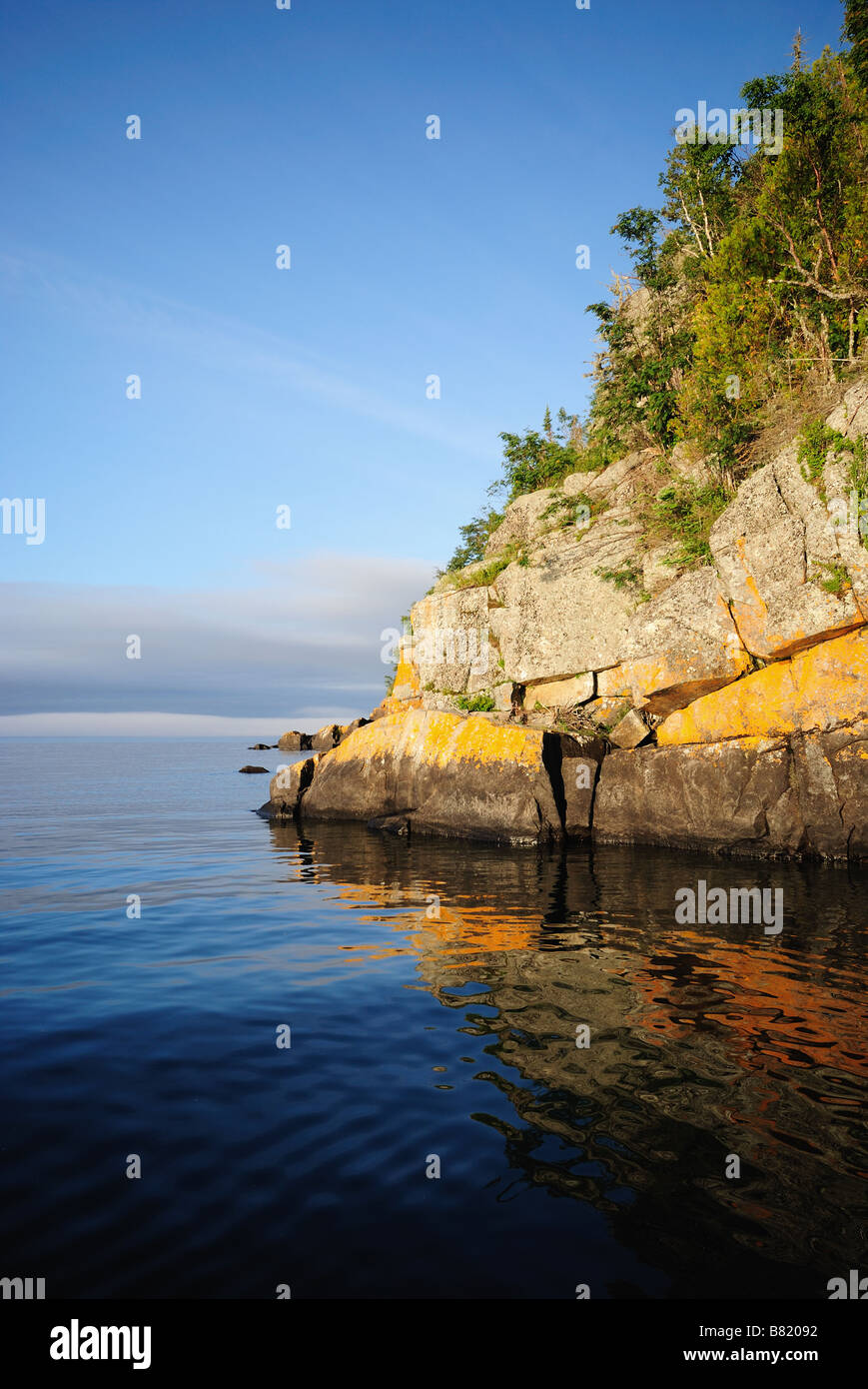 Hat Point on Lake Superior Stock Photo - Alamy