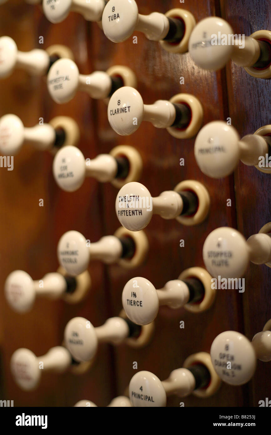 Organ stop hi-res stock photography and images - Alamy