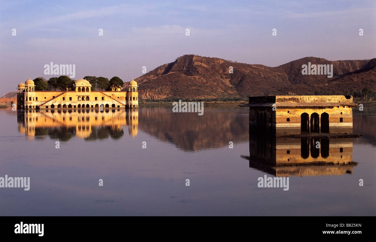 Jal Mahal, Jaipur, Rajasthan, India; Rajput style "Water Palace" in ...