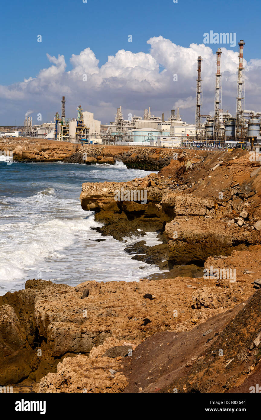 Phosphate industry in Safi Morocco Stock Photo - Alamy