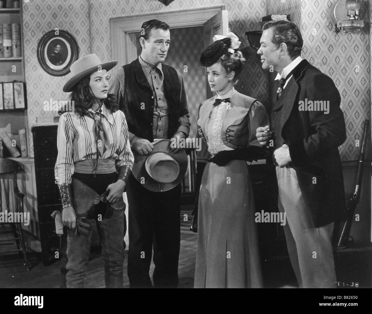 John wayne tall in the saddle hi-res stock photography and images - Alamy