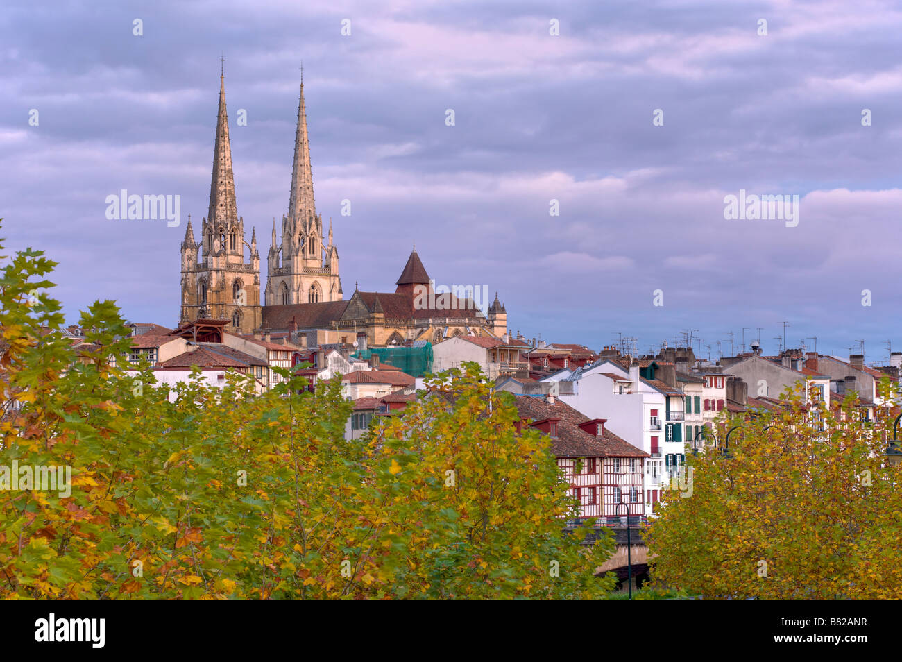 Cathedral of Bayonne Pays Basque France Stock Photo - Alamy