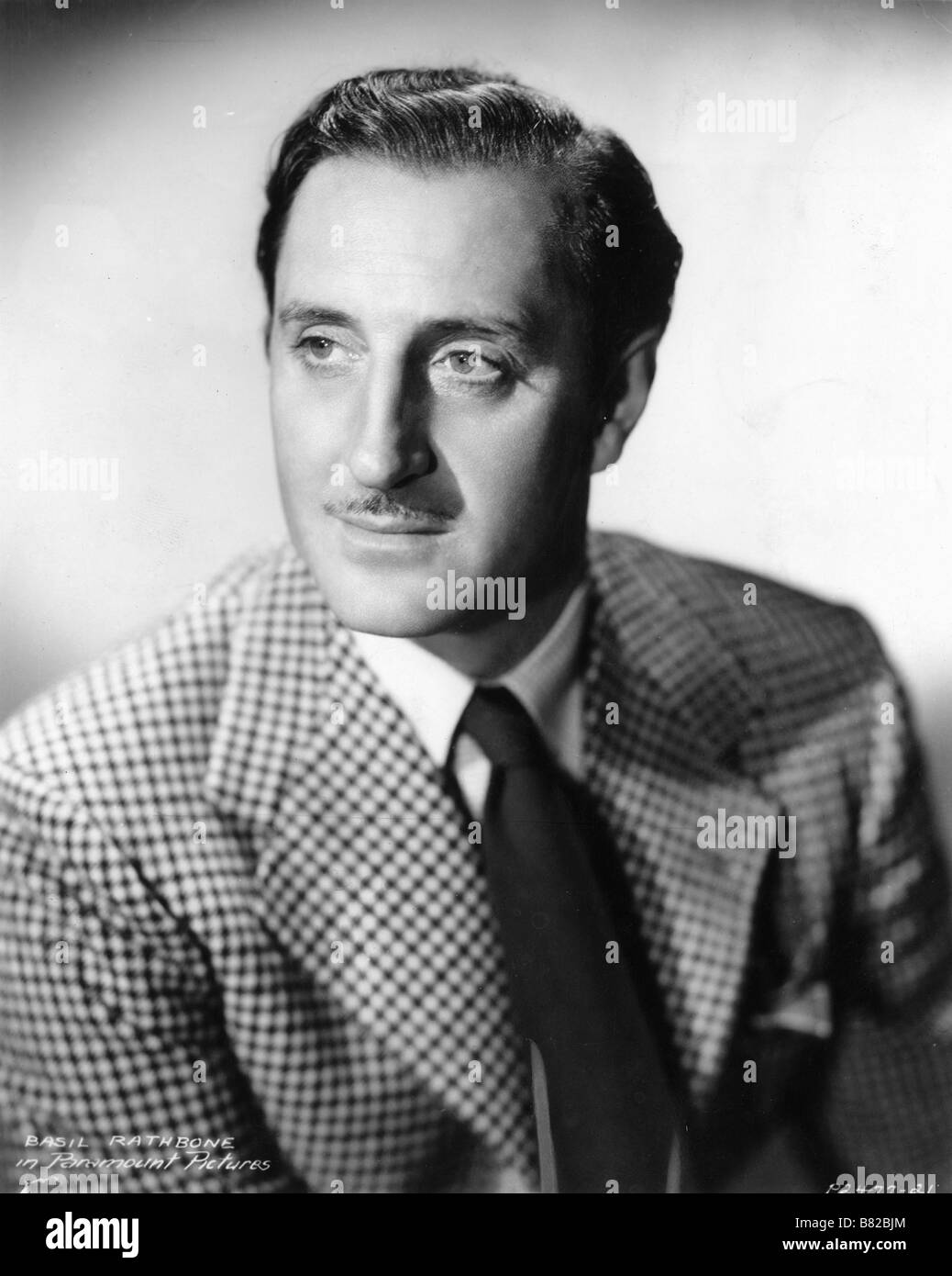 Basil Rathbone Basil Rathbone Basil Rathbone 1940 Stock Photo - Alamy