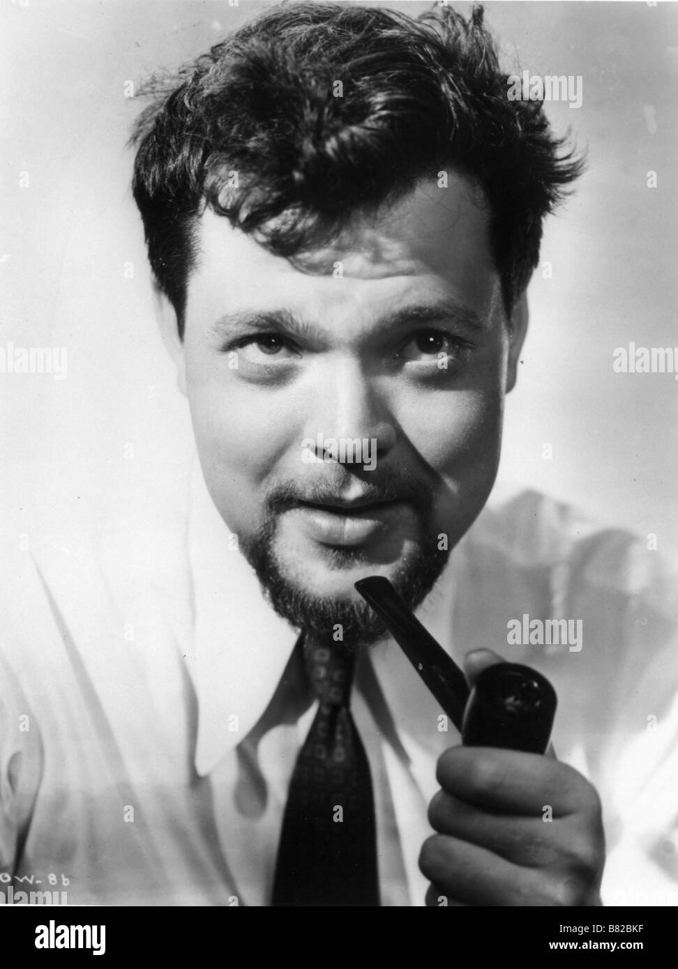 Portrait of Orson Welles (1915-1985), American actor and director Stock ...