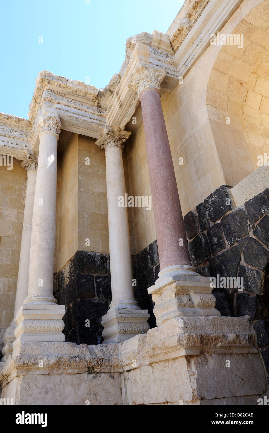 Columns, Beit She'an Arena, Israel Stock Photo - Alamy