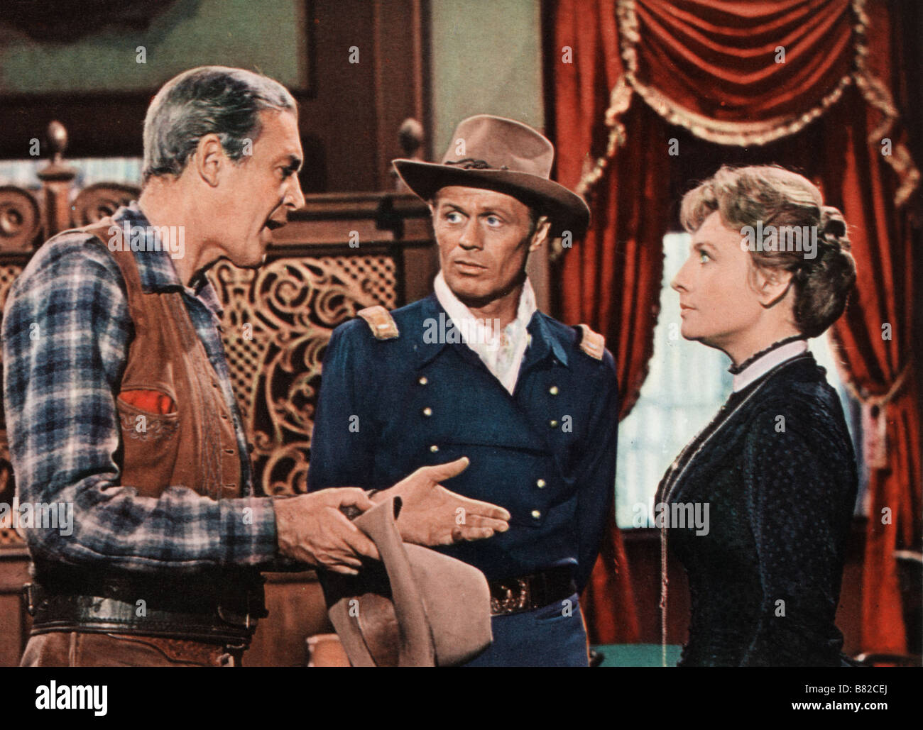 Two Rode Together Year: 1961 USA James Stewart, Richard Widmark, Linda ...