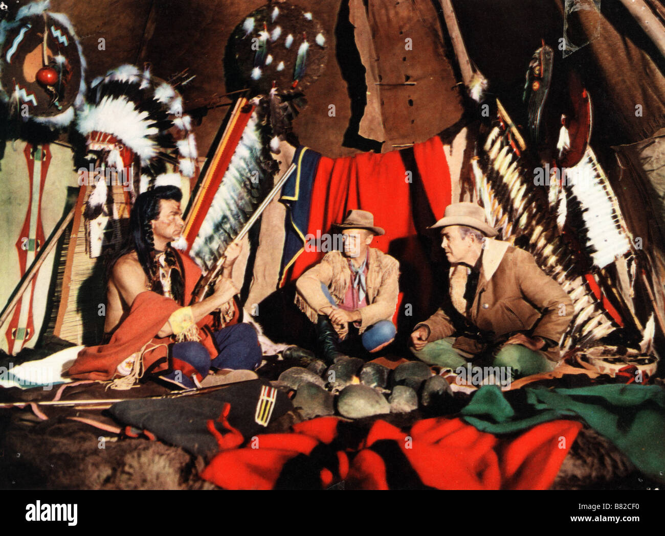 Two Rode Together Year: 1961 USA James Stewart, Richard Widmark, Henry ...