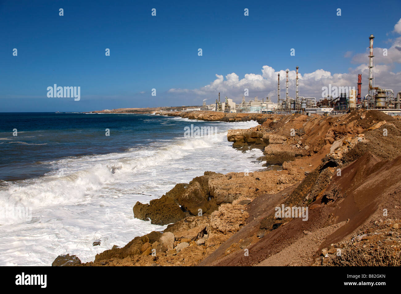 Phosphate industry in Safi Morocco Stock Photo - Alamy