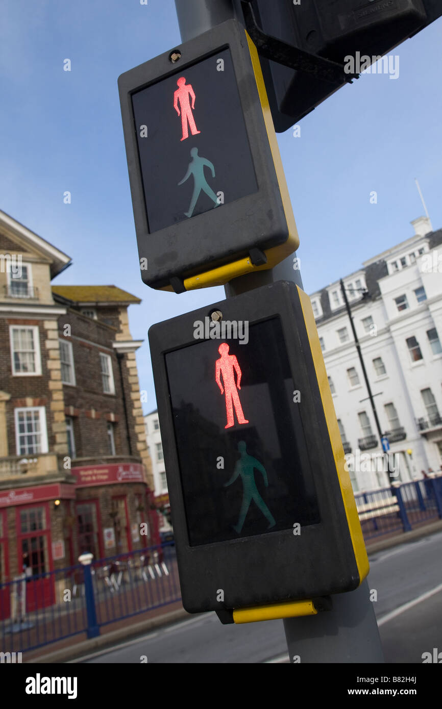Stop At Pedestrian Crossing Stock Photos & Stop At Pedestrian Crossing ...