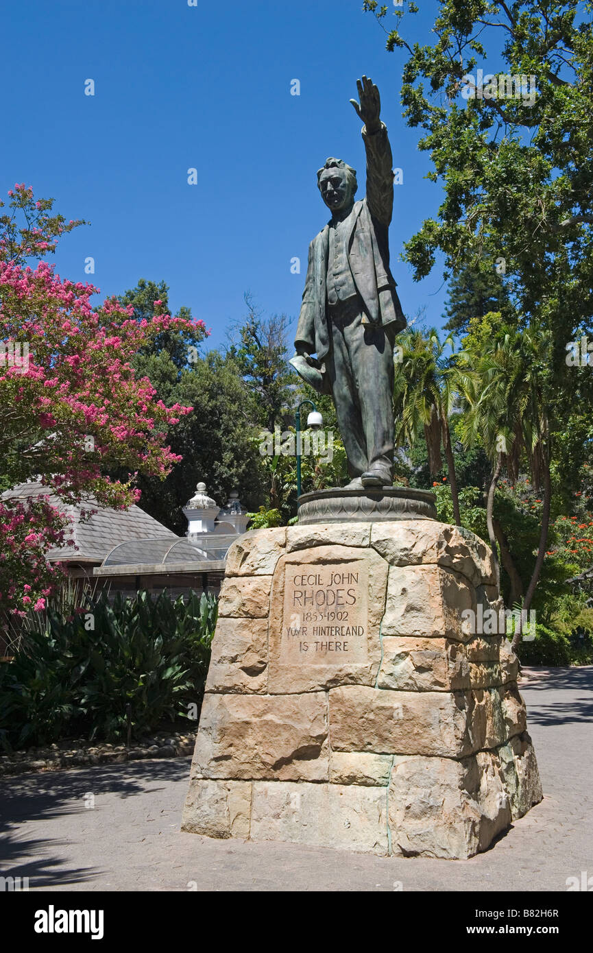 Cecil Rhodes mounment in the Company's Garden Cape Town South Africa ...