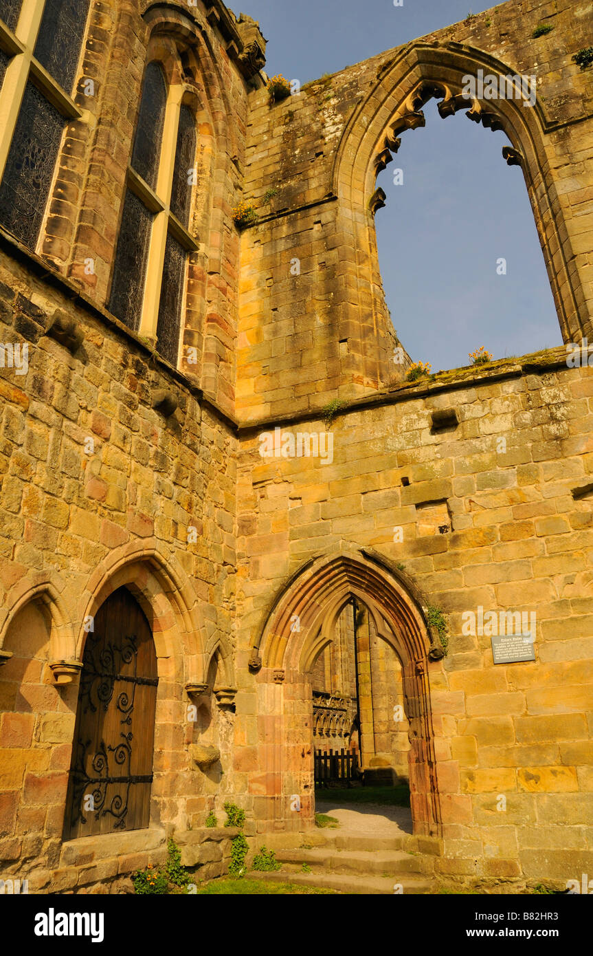 The Ruined Priory of St Mary and St Cuthbert in the beautiful valley of ...