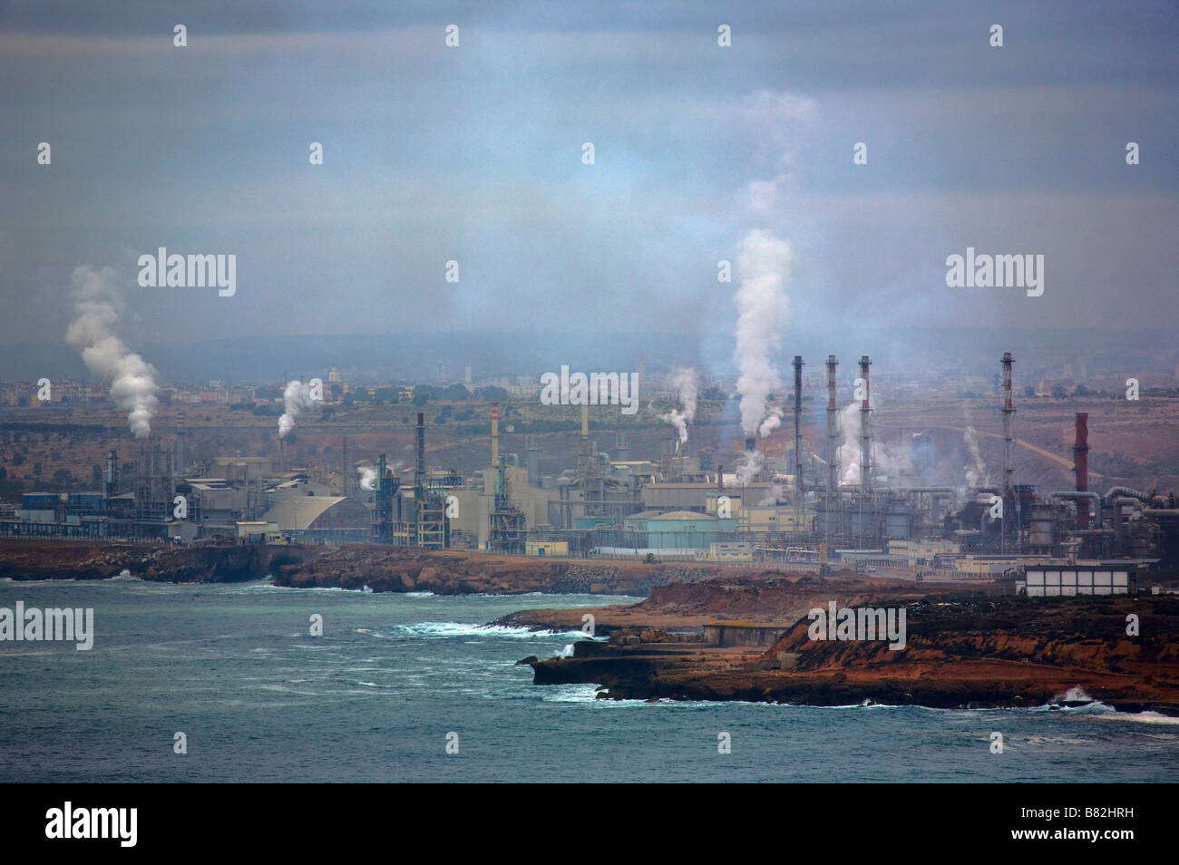 Phosphate industry in Safi Morocco Stock Photo - Alamy