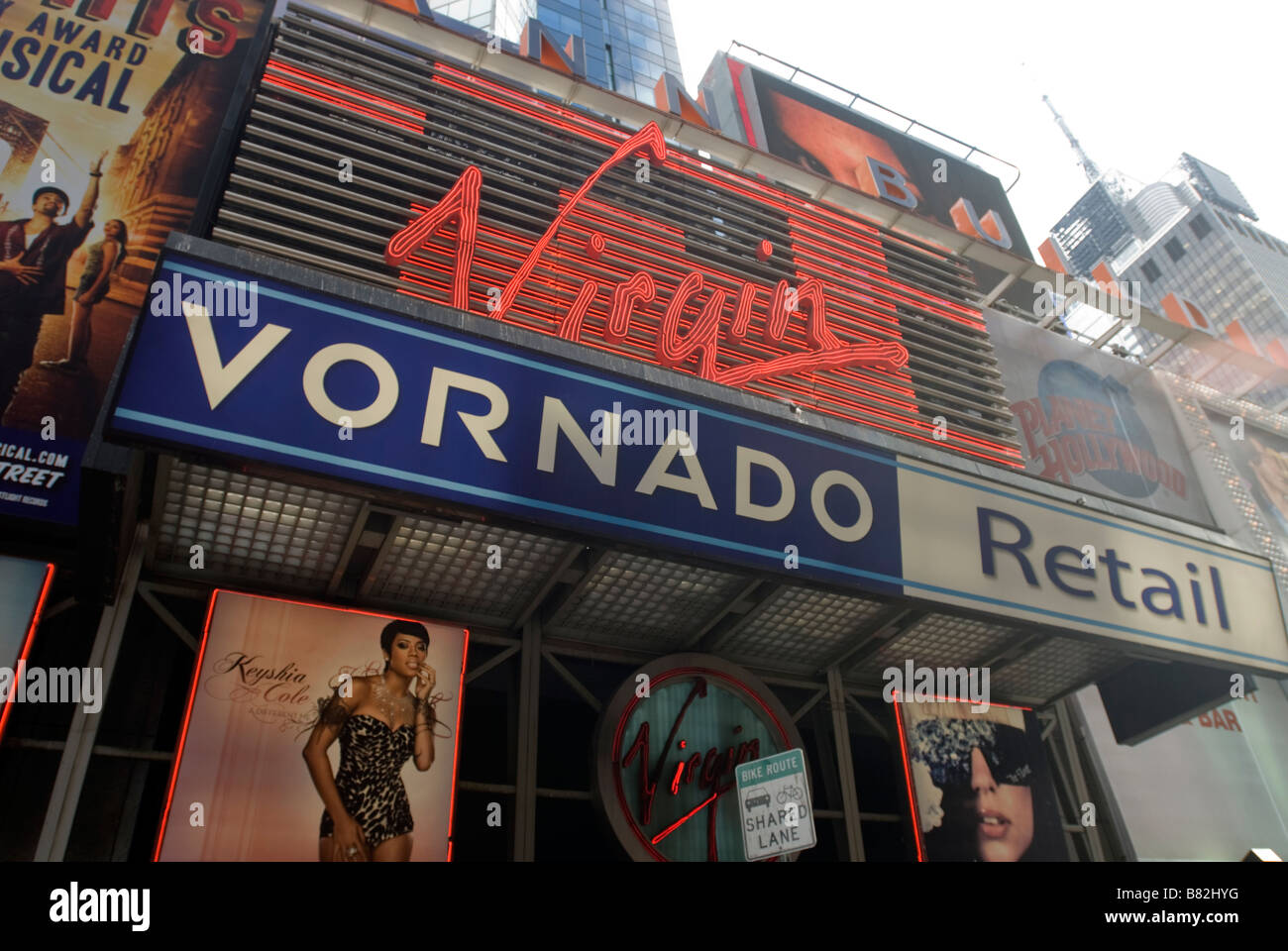 The Virgin Megastore in Times Square in New York Stock Photo - Alamy