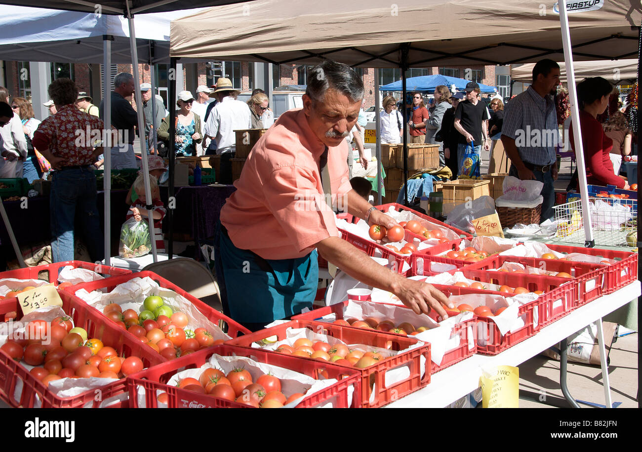 Farmers market santa fe hi-res stock photography and images - Alamy