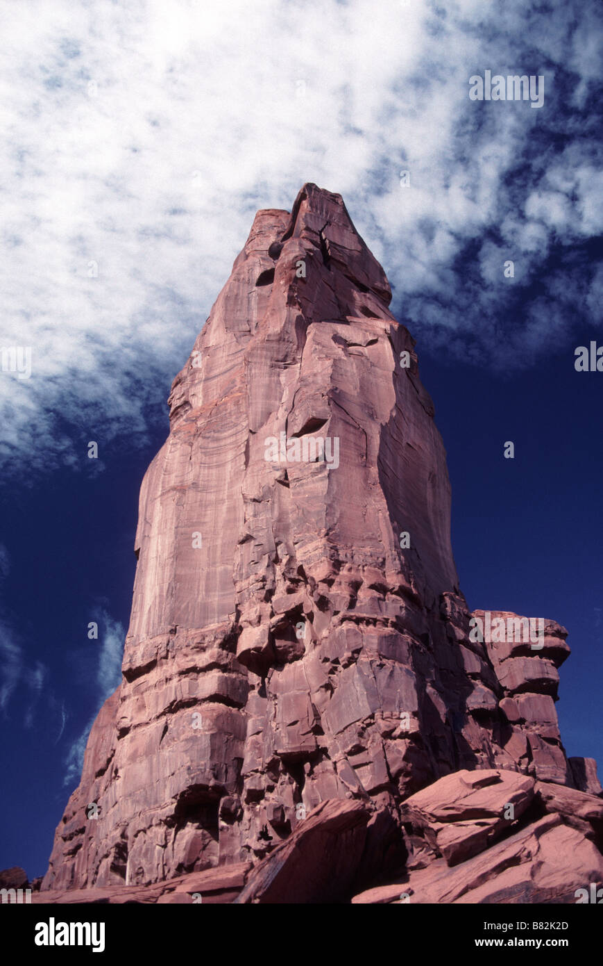 Rock Spire Monument Valley Utah United States Stock Photo - Alamy