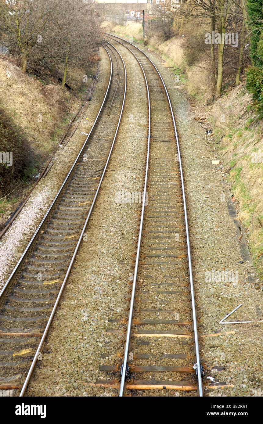 Bending railway hi-res stock photography and images - Alamy