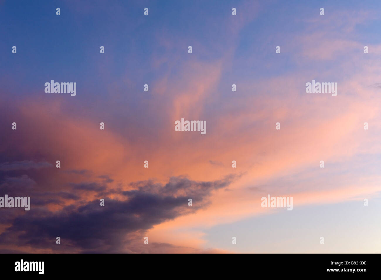 Clouds at sunset Stock Photo - Alamy