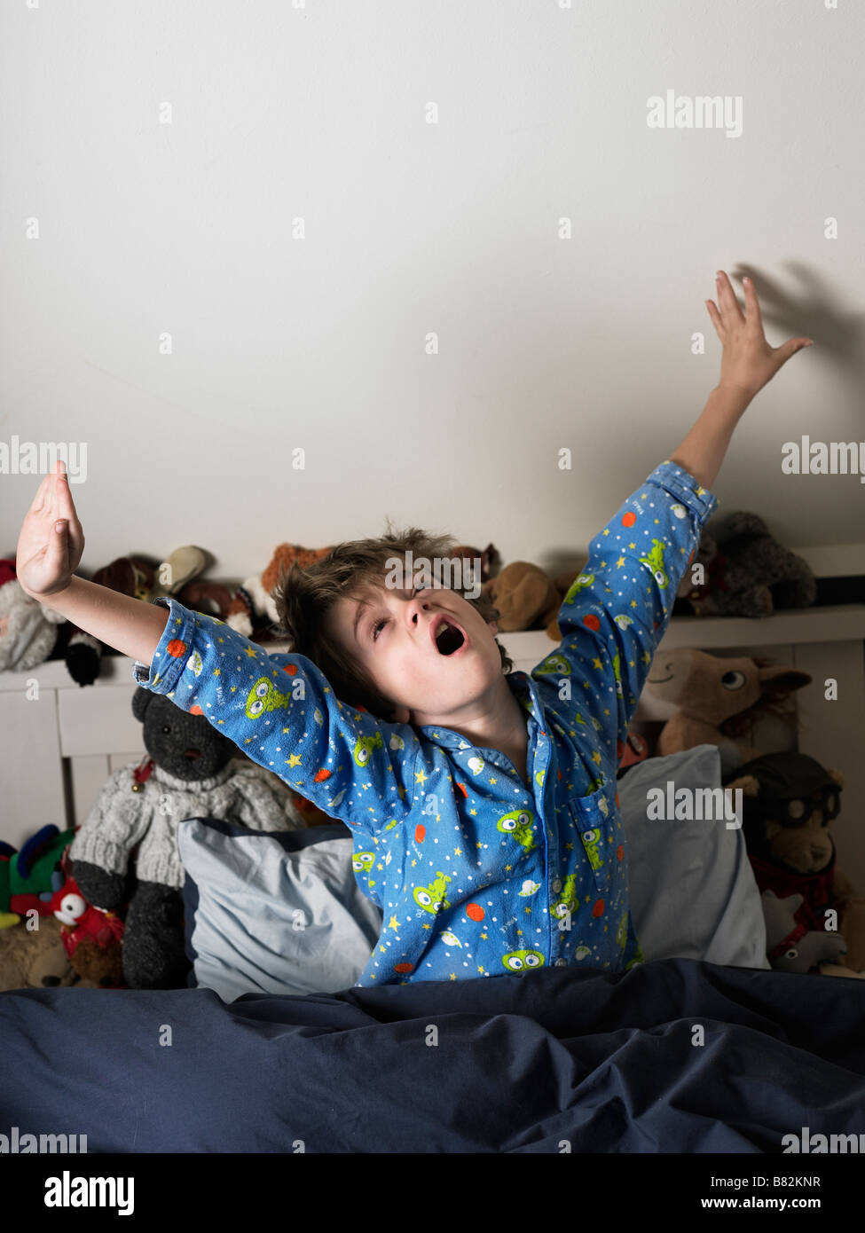 young child with scruffy hair waking up in the morning Stock Photo - Alamy