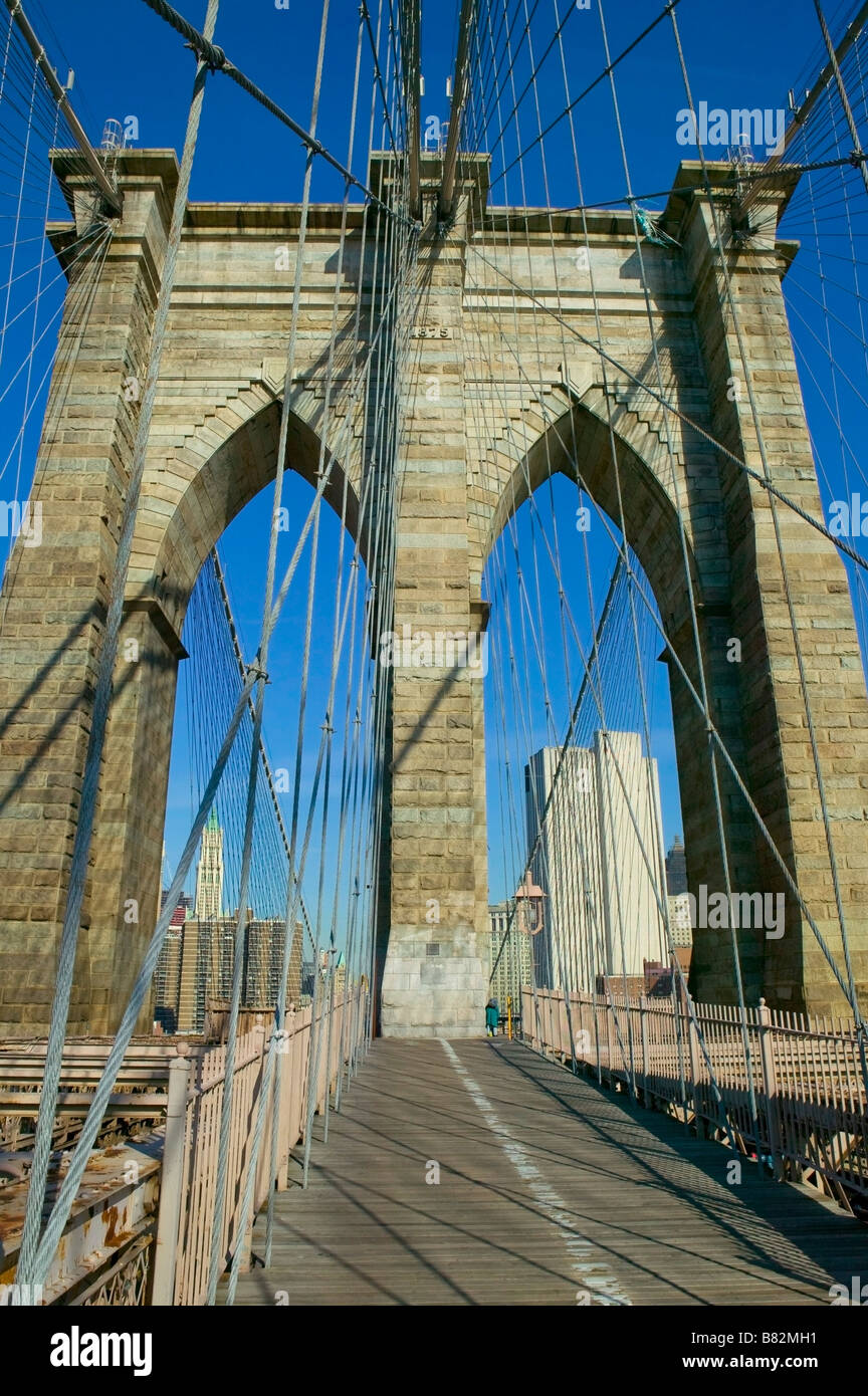 New york city cable roads hi-res stock photography and images - Alamy