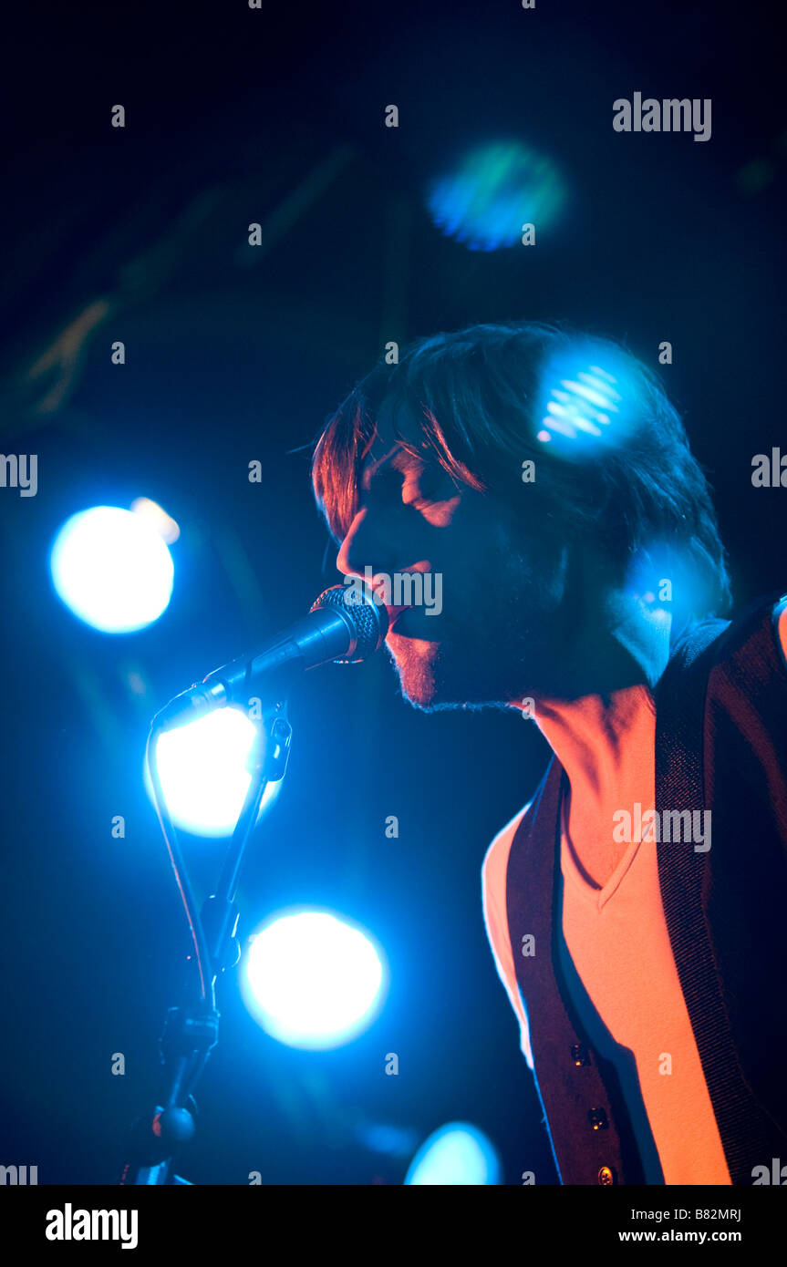 London-based group The Magic Bullet Band perform on stage at 93 Feet ...