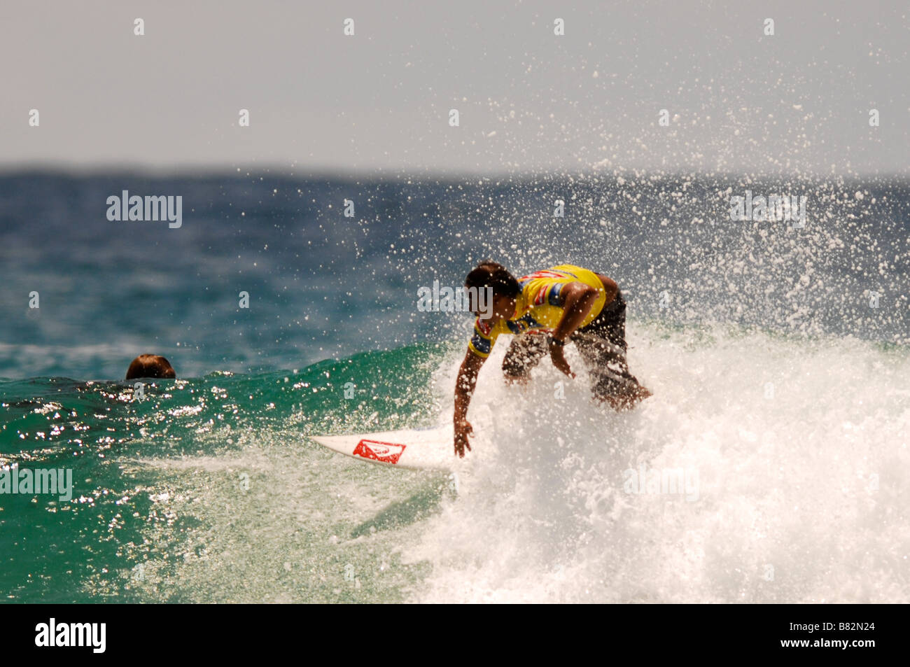 First day of Quicksilver Roxy pro surf competition Snapper Rocks NSW ...
