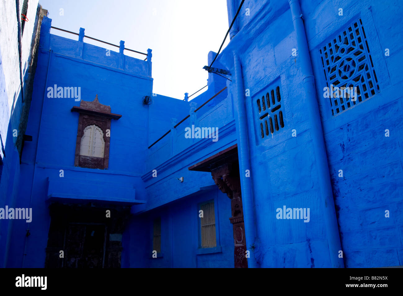 the beautiful blue buildings in Jodhpur, India Stock Photo - Alamy