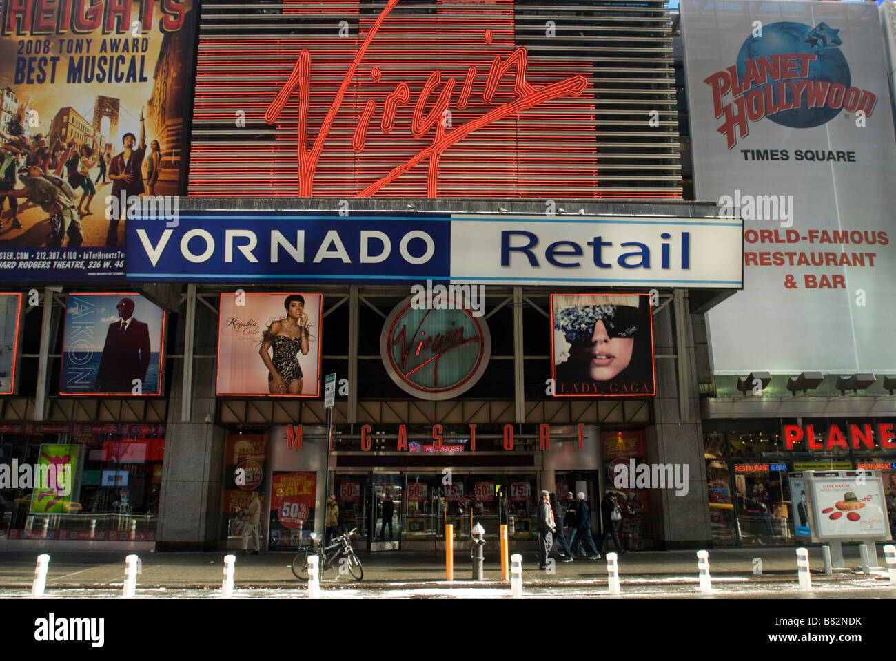 The Virgin Megastore in Times Square in New York Stock Photo - Alamy
