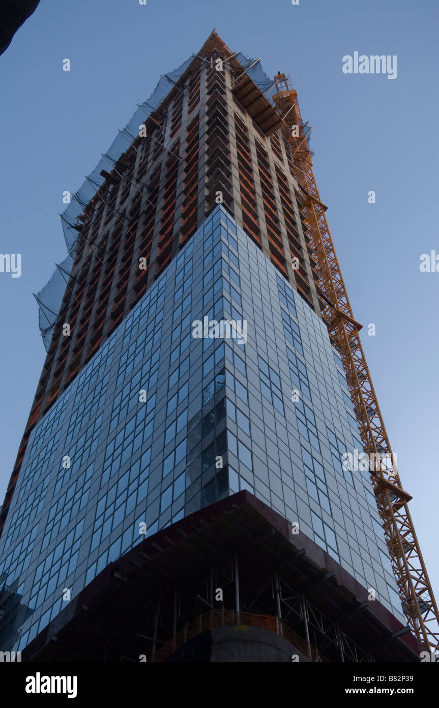 W Hotel and Residences under construction in the downtown neighborhood ...