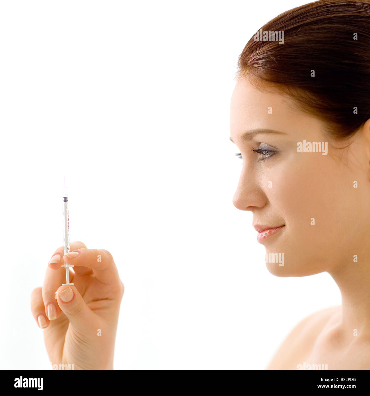 Syringe side view hi-res stock photography and images - Alamy