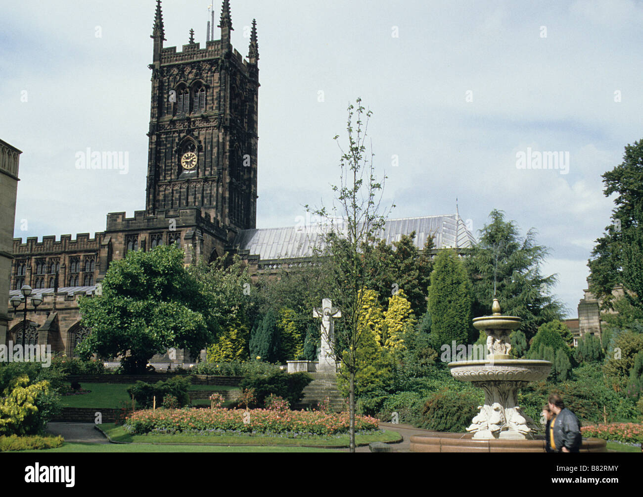 Wolverhampton, the Collegiate church of St Peter Stock Photo - Alamy
