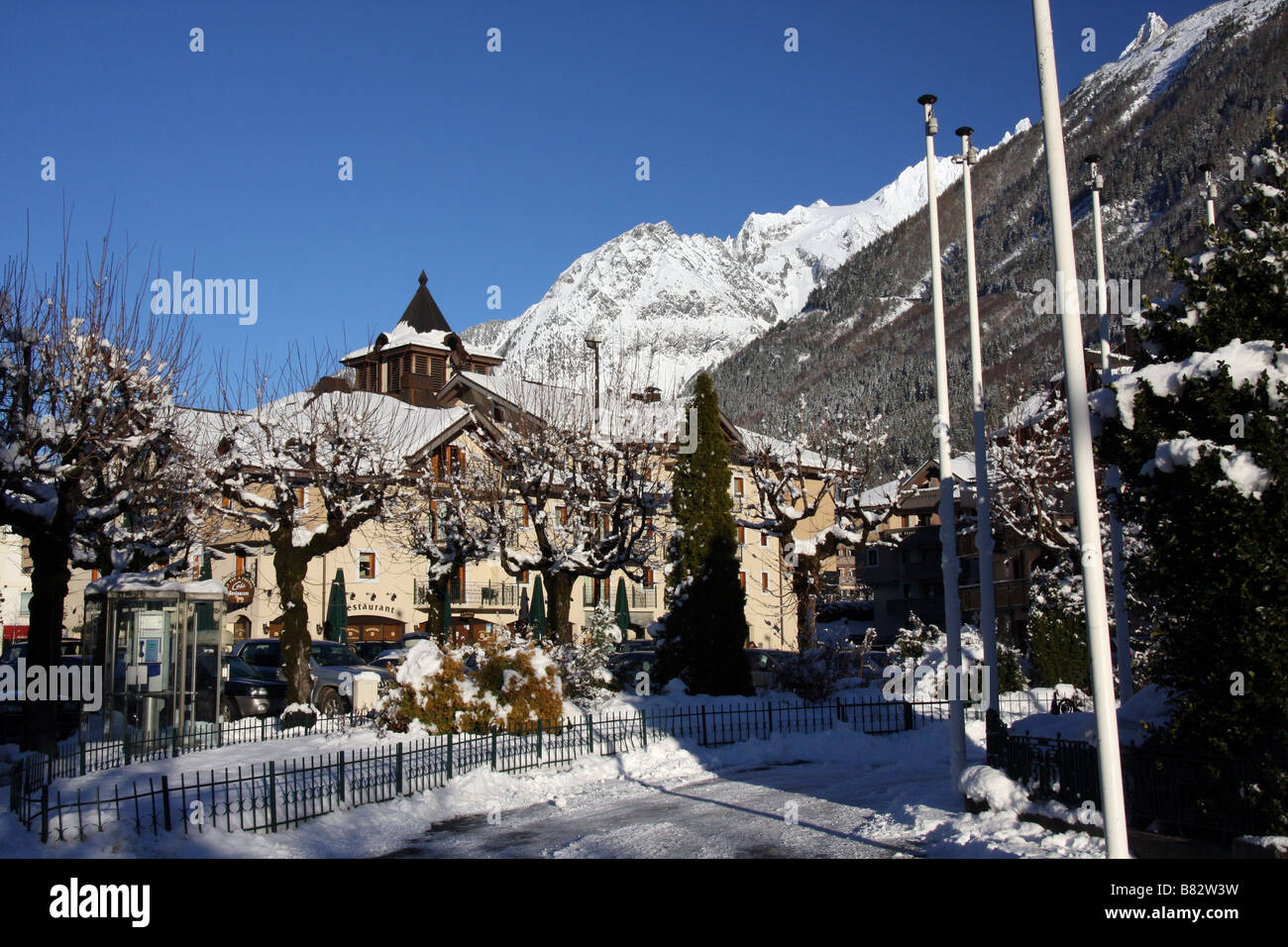 Chamonix Winter Houses High Resolution Stock Photography and Images - Alamy