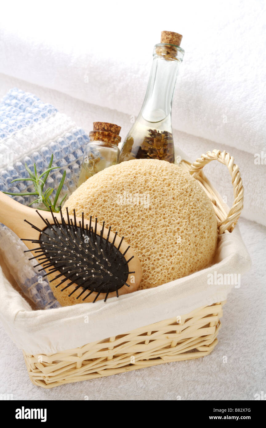 Care sponge comb bath hi-res stock photography and images - Alamy