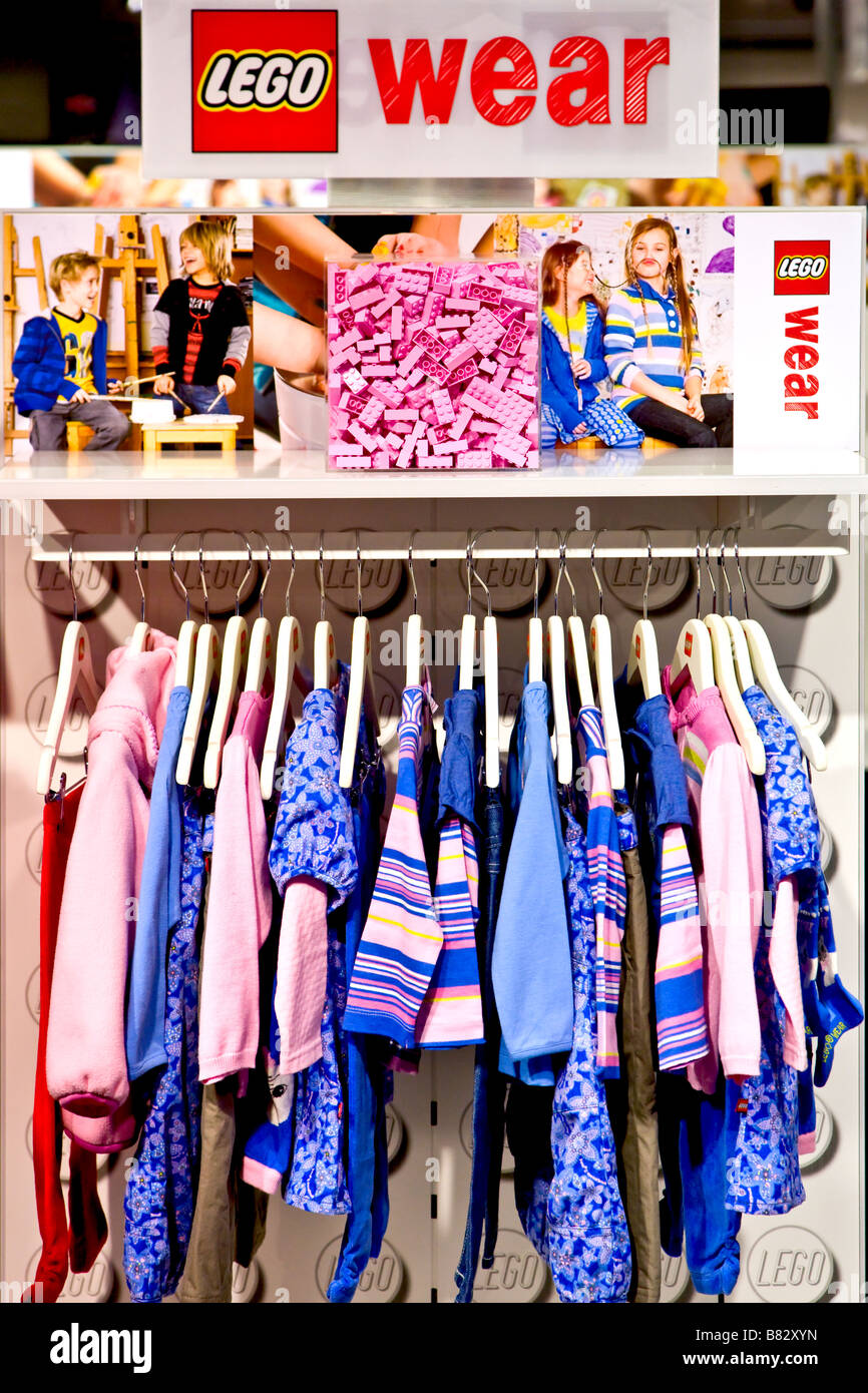 Lego wear dress rail Stock Photo - Alamy