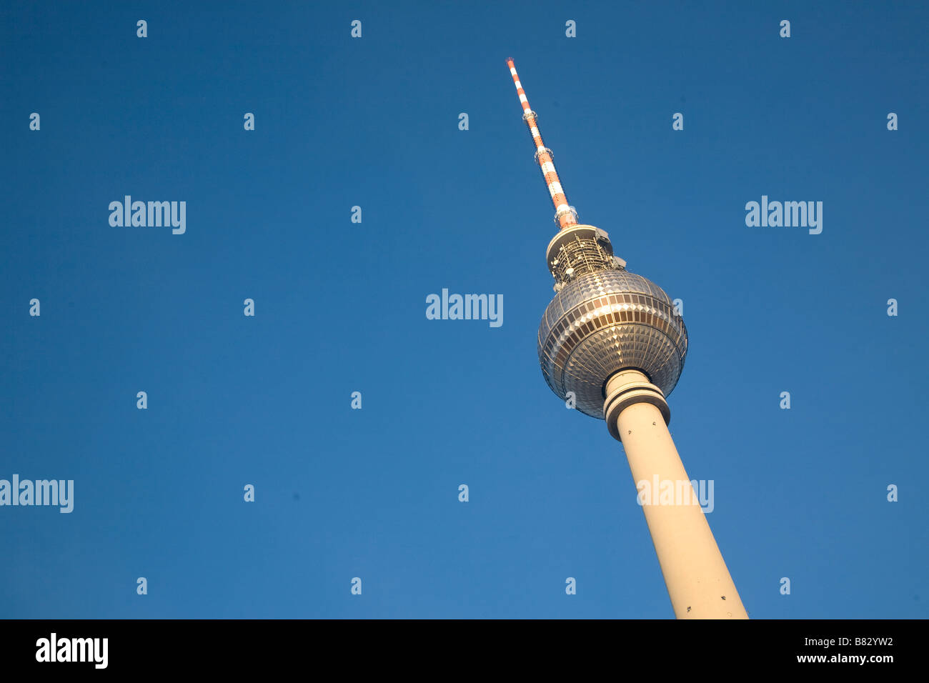 Famous landmark TV tower in Berlin Germany Stock Photo - Alamy